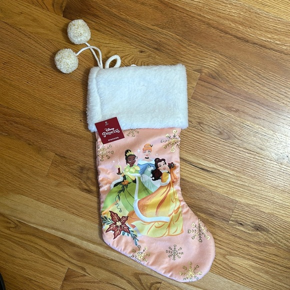 Disney | Other | Disney Nwt Disney Princess Christmas Stocking 8 X 8 ...